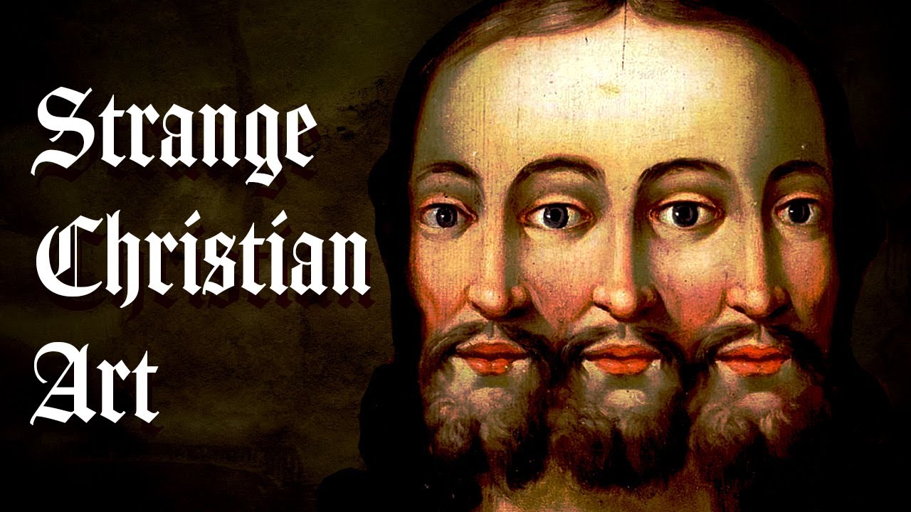 Three Headed Jesus | Strange Christian Art - YouTube