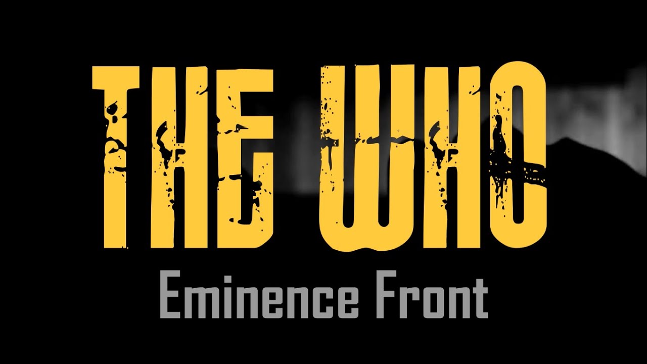 The Who - Eminence Front (1982) Lyrics Video - YouTube