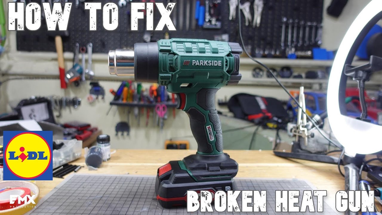 How to Fix Broken Heat Gun - YouTube