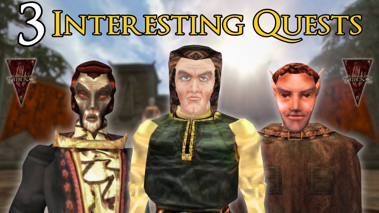 3 Interesting Side Quests in Morrowind's Tribunal! - YouTube