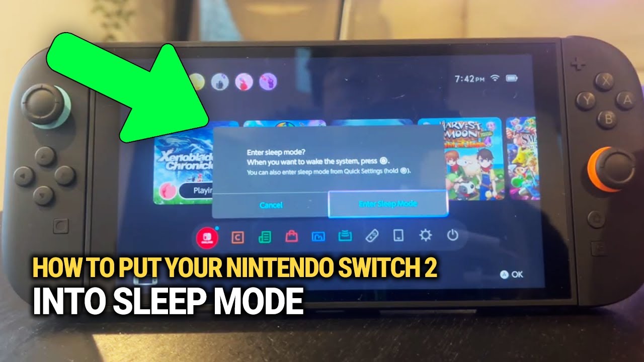 How To Put Your Nintendo Switch 2 Into Sleep Mode: Save Power Instantly ...