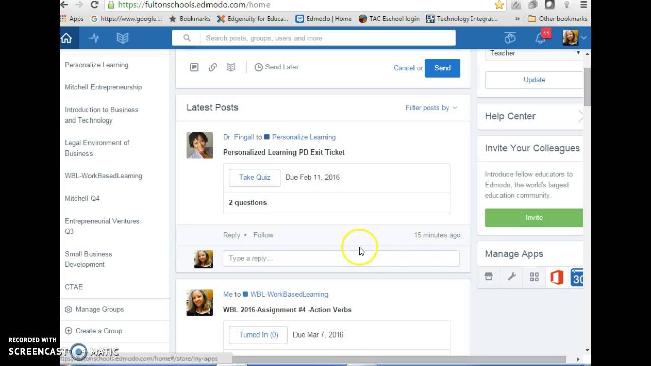 Edmodo Overview - YouTube