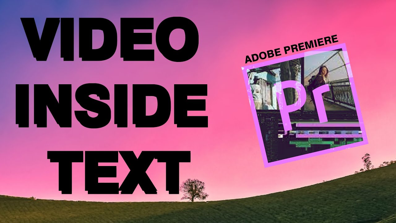 Video Inside Text Effect in Adobe Premiere Pro | Hindi Premiere Pro ...