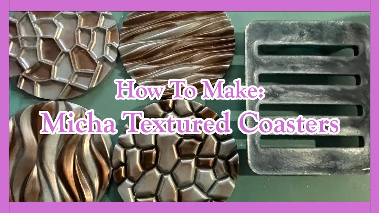How To Make: Micha Textured Coasters - YouTube