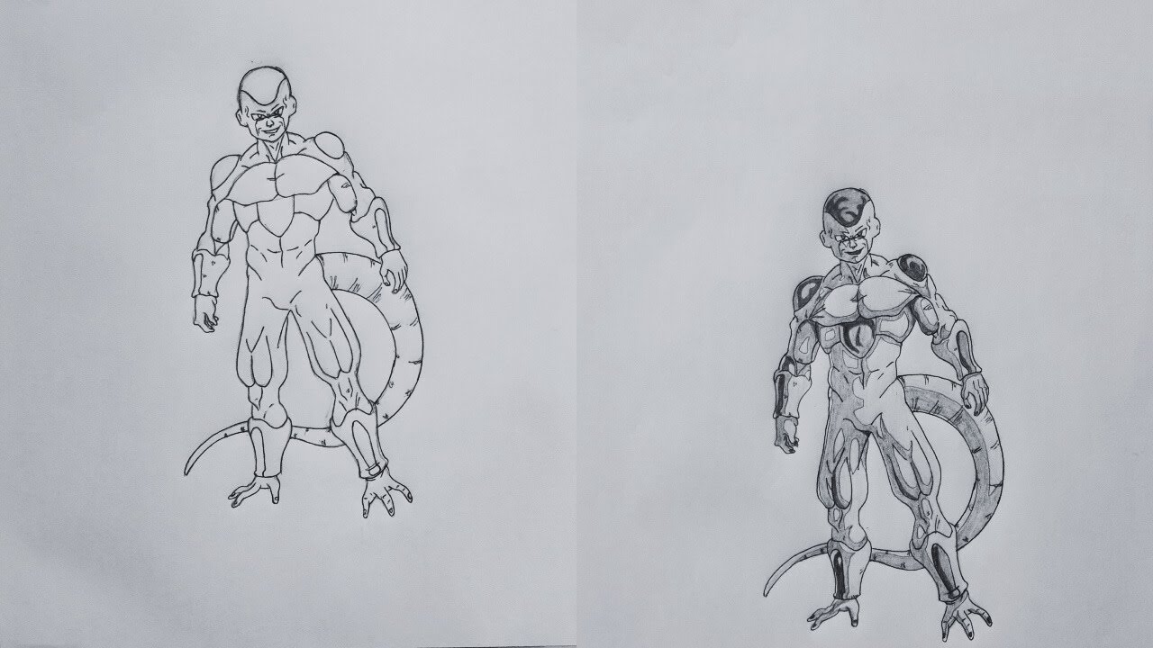 How to Draw Frieza from Dragon Ball Z | Step-by-Step Anime Drawing ...