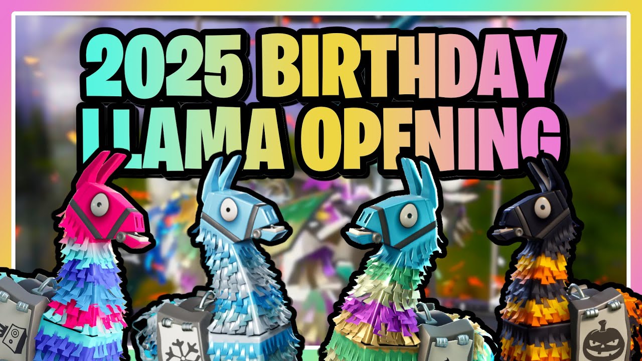 OPENING 100+ BIRTHDAY, HOLIDAY, RAD LLAMAS in Fortnite Save the World ...