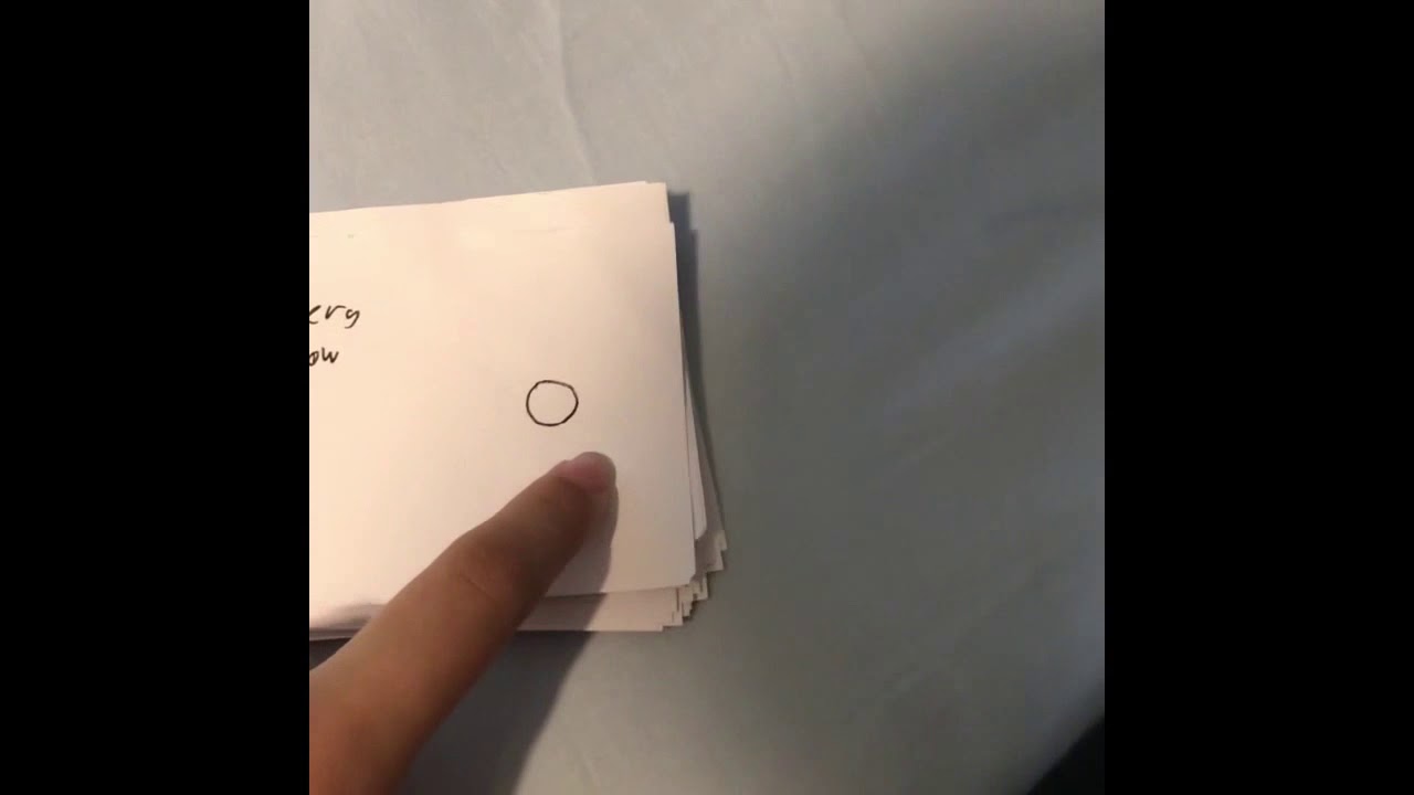 I made a flip book thingy - YouTube