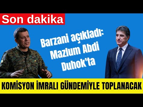 ⭐ SON DAKİKA: KOMİSYONDAN İMRALI KARARI, MAZLUM ABDİ DUHOK'TA
