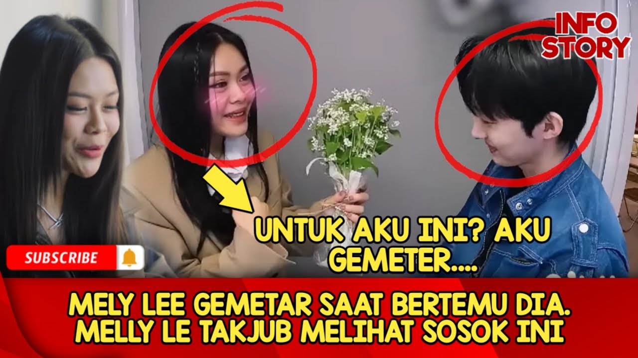 MELY LEE GEMETAR SAAT BERTEMU DIA. MELLY LE TAKJUB MELIHAT SOSOK INI ...