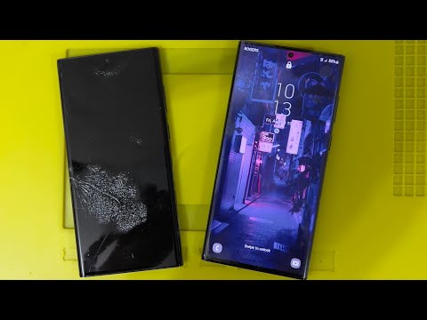 Samsung Galaxy S22 Ultra Screen Replacement - YouTube