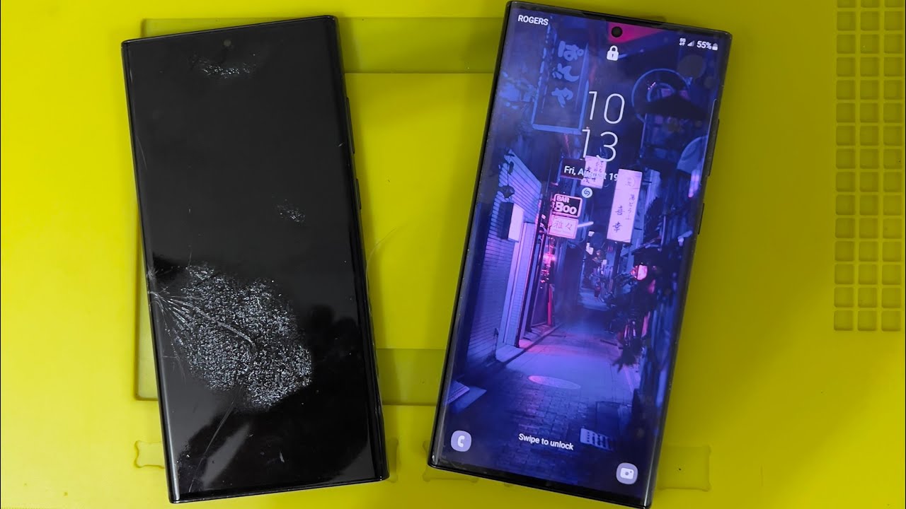 Samsung Galaxy S22 Ultra Screen Replacement - YouTube