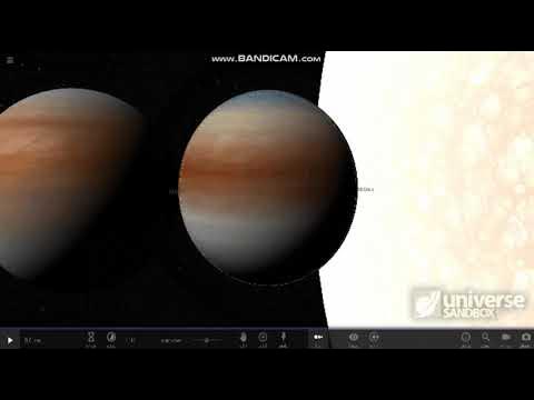 55 Cancri A System Size Comparison (Universe Sandbox 2) - YouTube