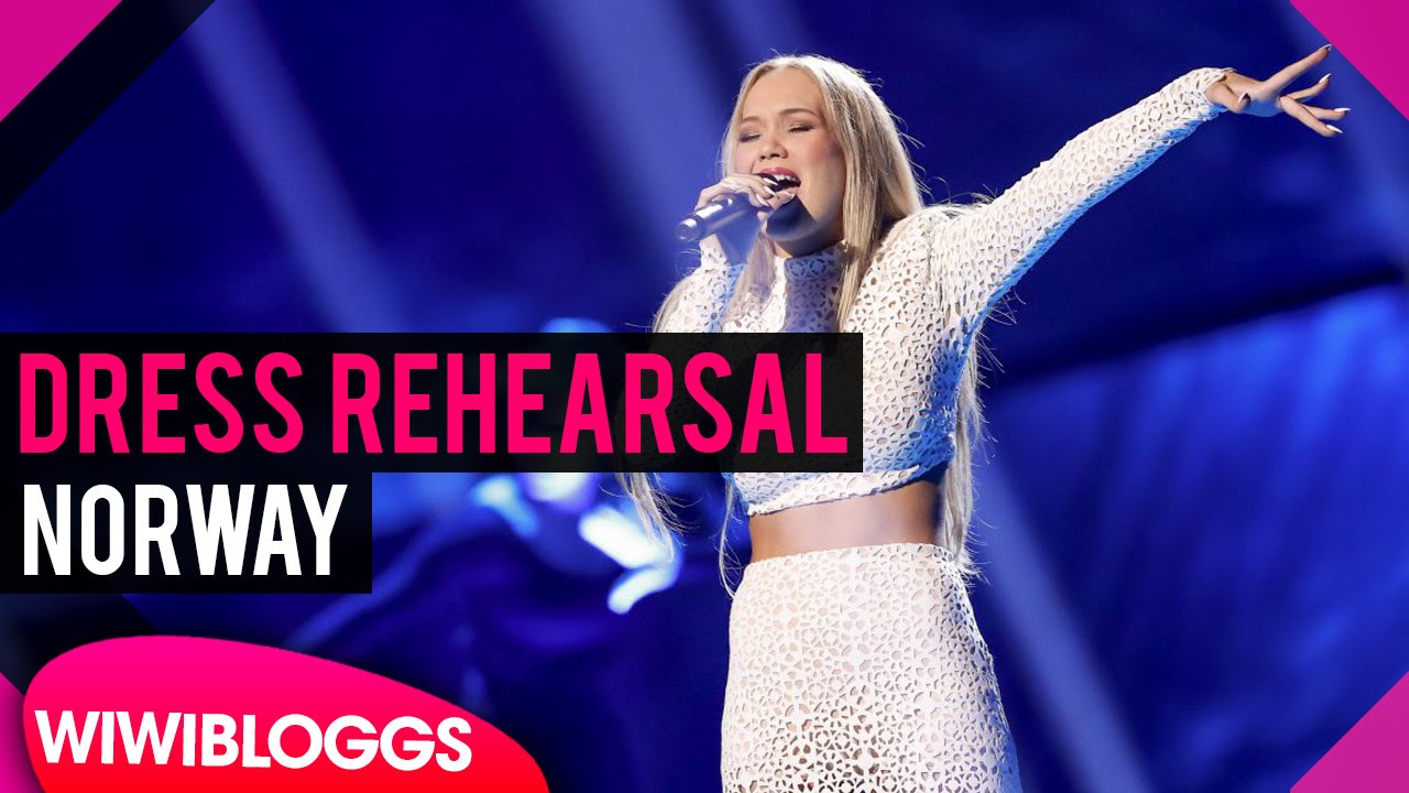 Norway: Agnete "Icebreaker" semi-final 2 dress rehearsal @ Eurovision ...