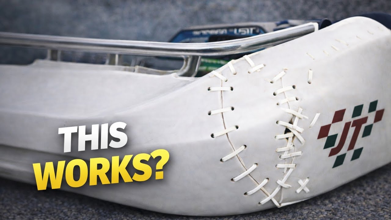 Easy DIY Drift Stitch Bumper Repair - YouTube