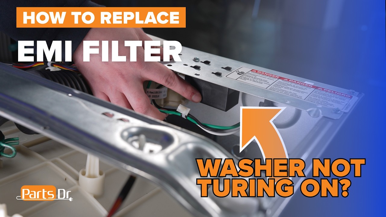 How to replace EMI Filter on your Whirlpool Maytag Amana Washer - Part ...
