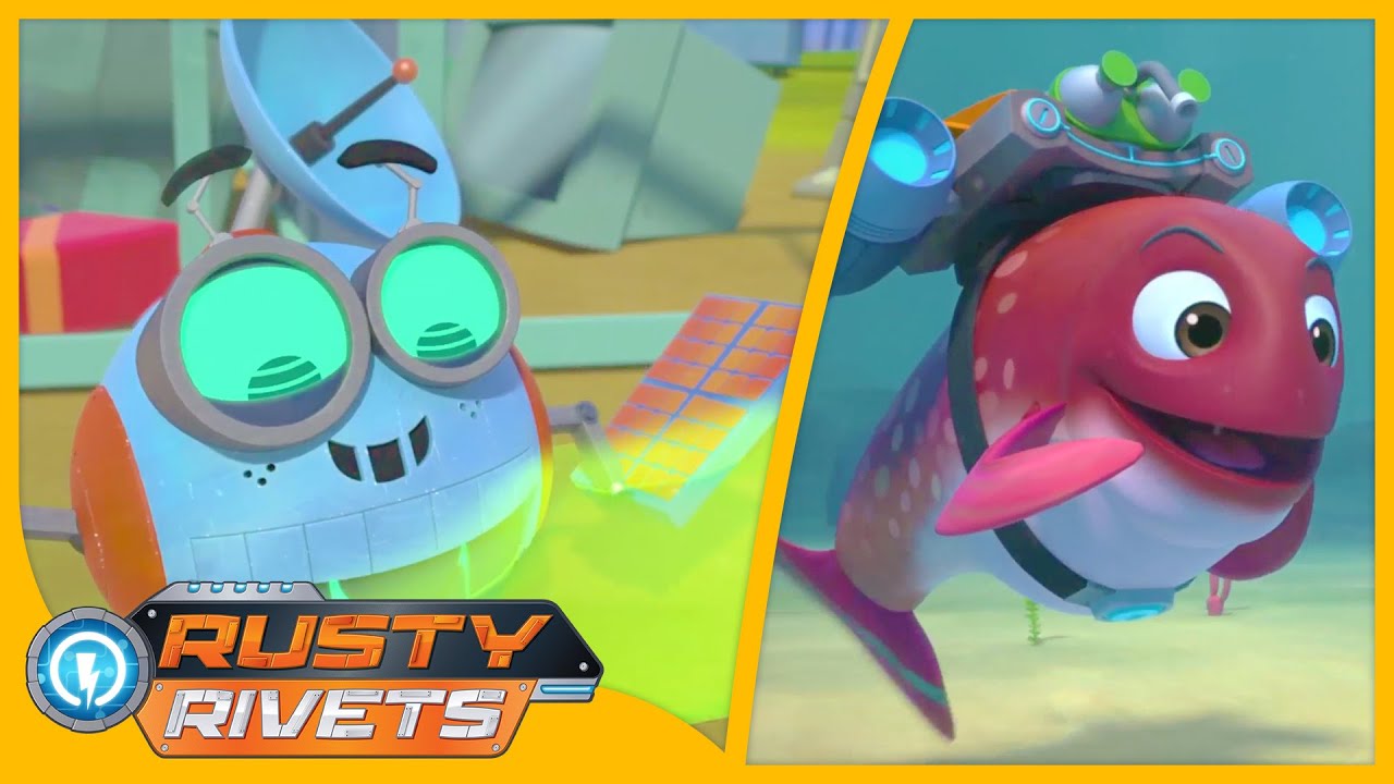 Rusty and the Sneezing Fish & MORE | Rusty Rivets Episodes | Cartoons ...