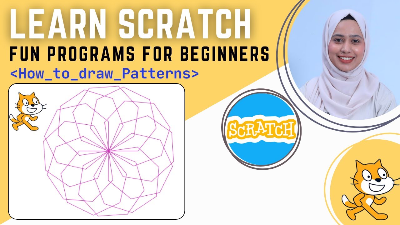How to draw Patterns on Scratch | Scratch Programs | Learn Scratch ...