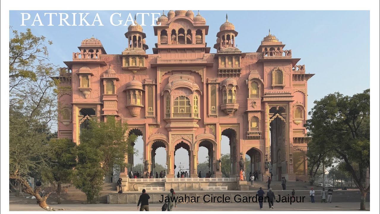 Patrika Gate - The most Instagramed location in Jaipur - YouTube