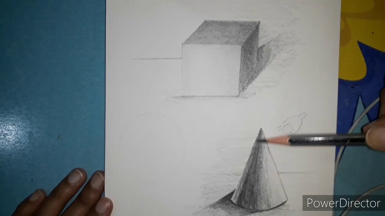 Drawing Made Easy In Lockdown : Sketching 3D Forms ( Part 1) - YouTube
