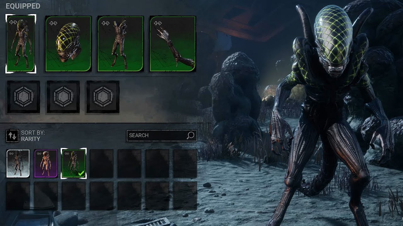 The Grid Xenomorph Gameplay - Dead by Daylight - YouTube