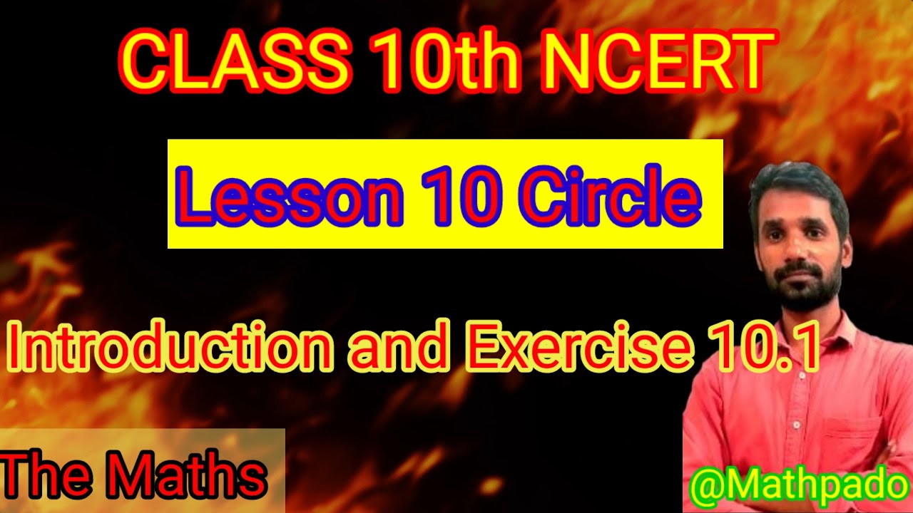 Class 10th NCERT Lesson 10 circle (Introduction and exercise 10.1 ...