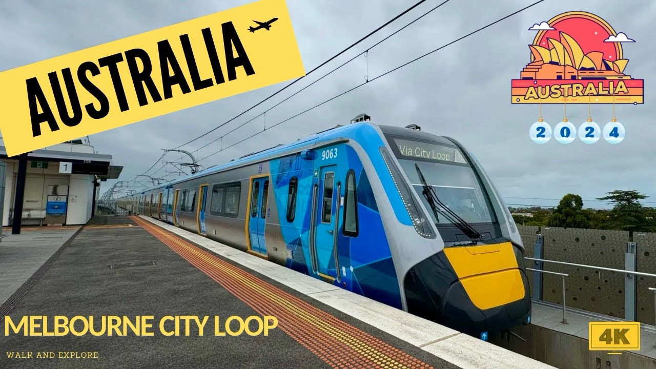 Melbourne City loop journey 2024 in 4K |Melbourne Walk in 4k - YouTube