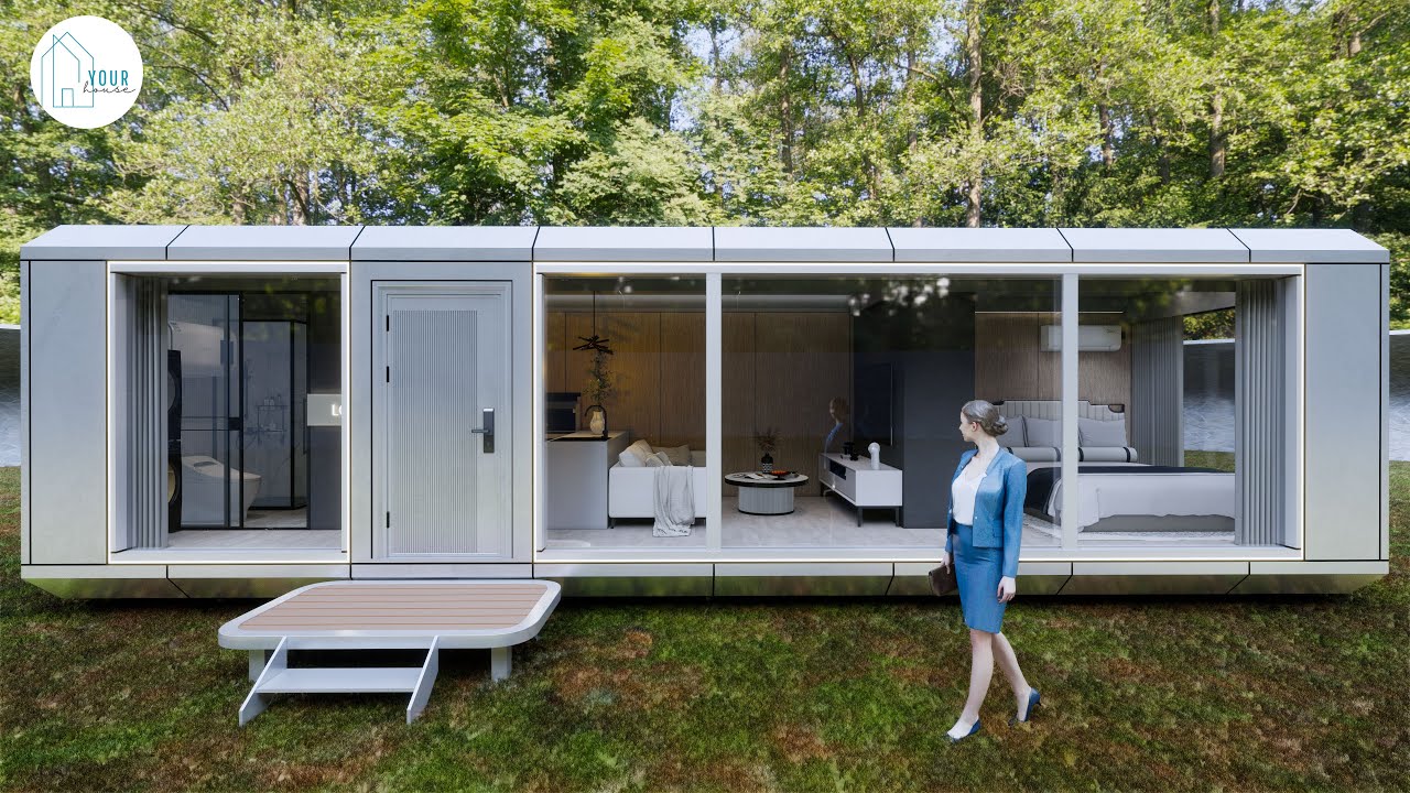 This house can be moved to other places easily - Shipping Container ...