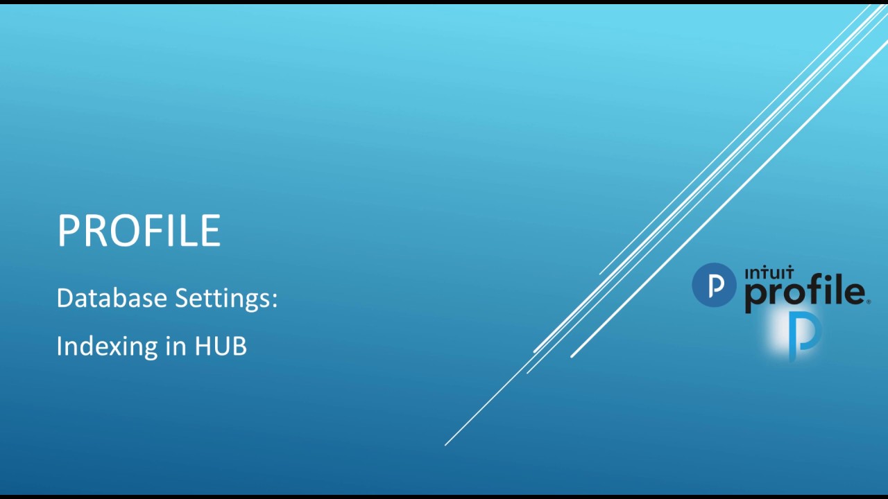 Indexing in Hub - YouTube