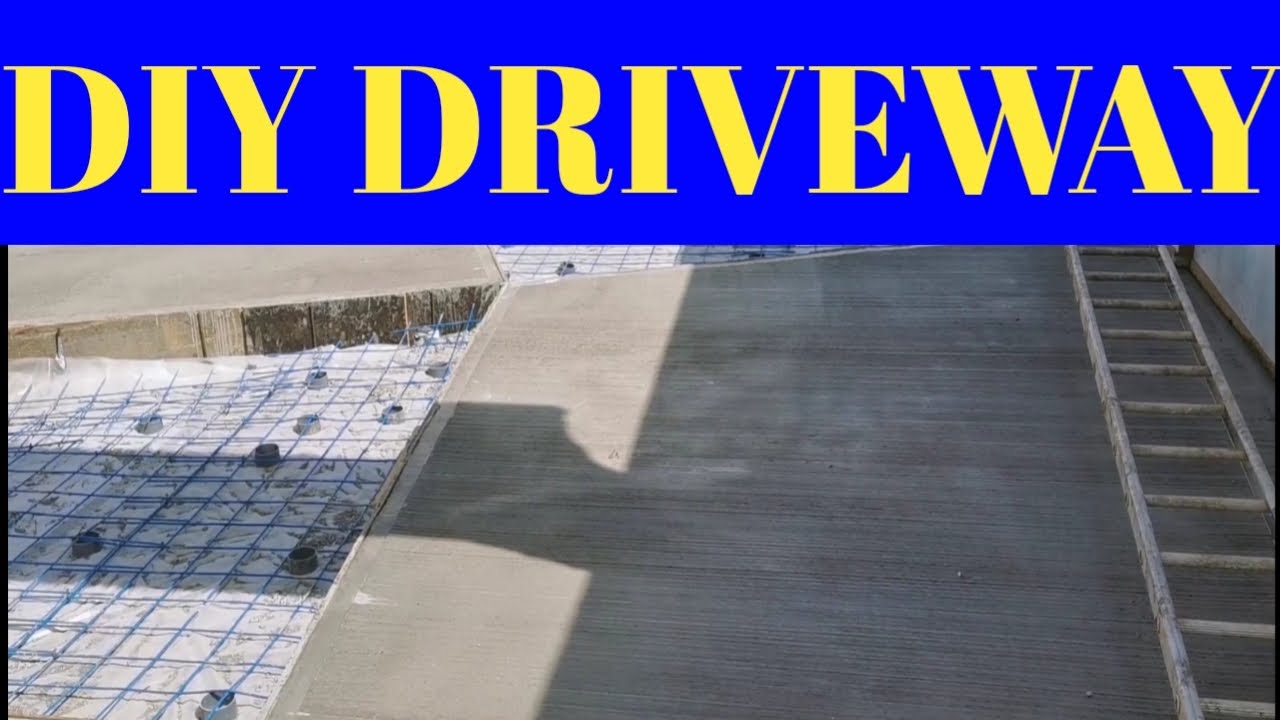 how to pour concrete Driveway from beginning to end //Driveway Ramp ...