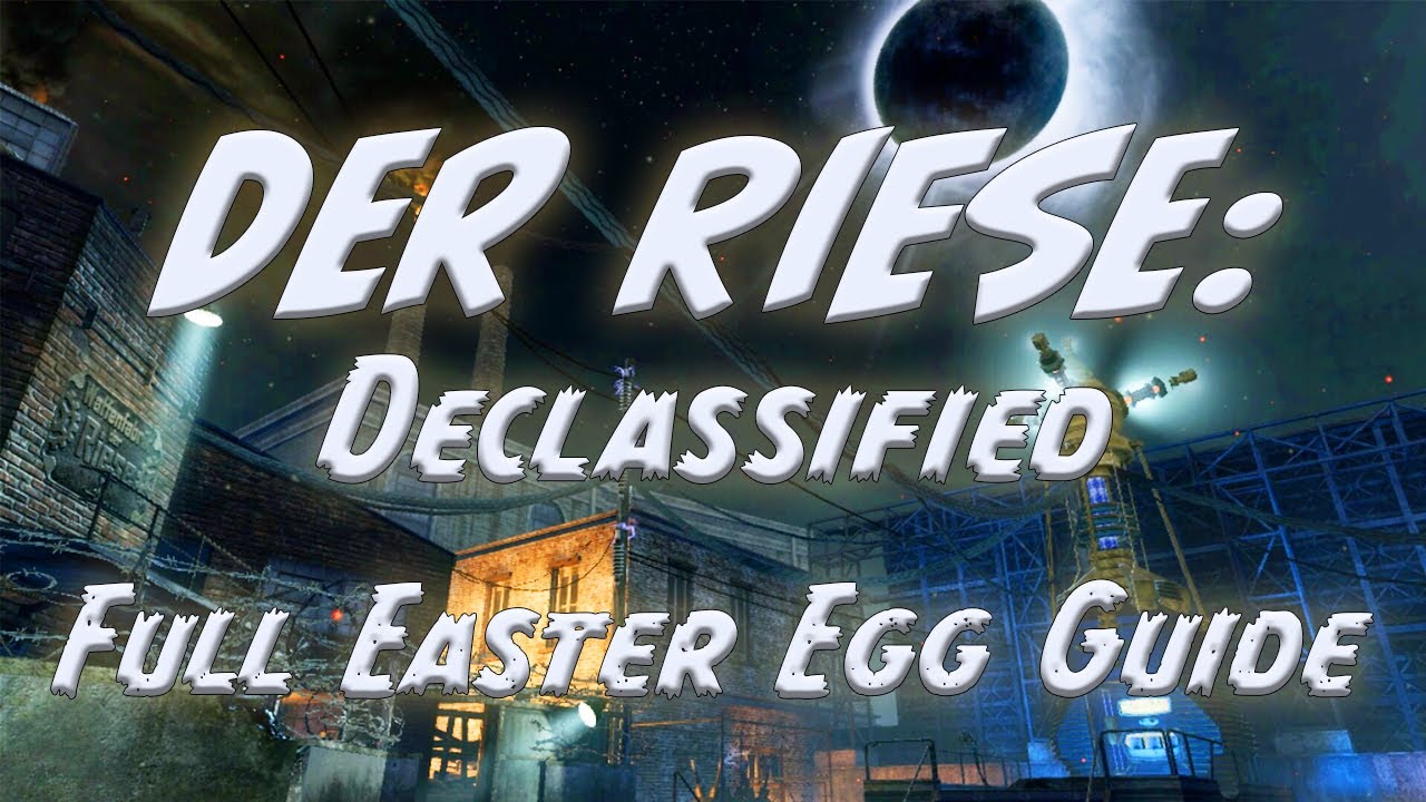 Der Riese: Declassified Full Easter Egg Guide - YouTube