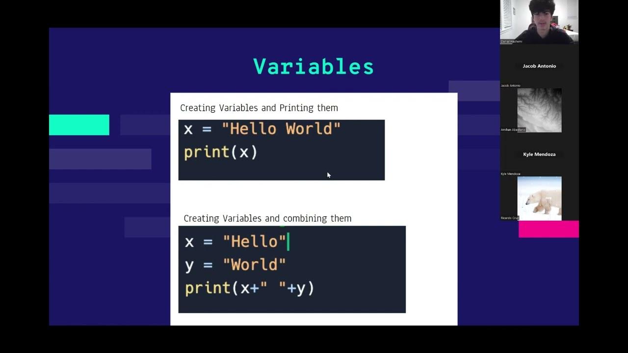 Waipahu Python Coding Workshop Recap #1 - YouTube