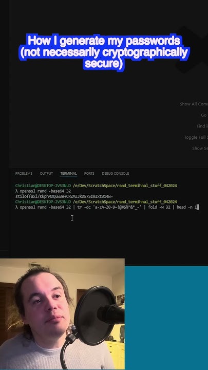 3 ways to generate a random string WARNING: NOT NECESSARILY CRYPTOGRAPHICALLY SECURE - YouTube