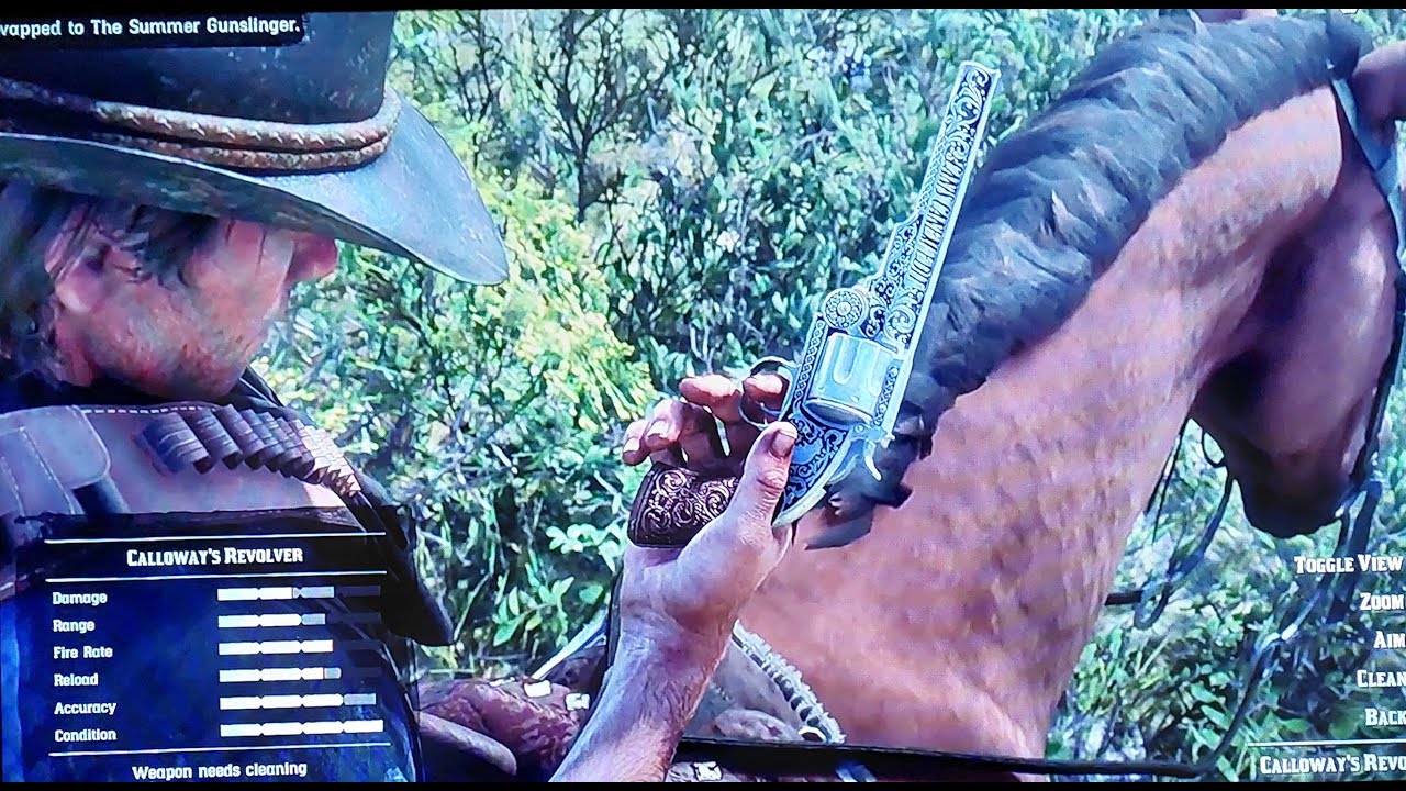 Red Dead Redemption 2 How To Get Jim Boy Calloway's Schofield Revolver ...