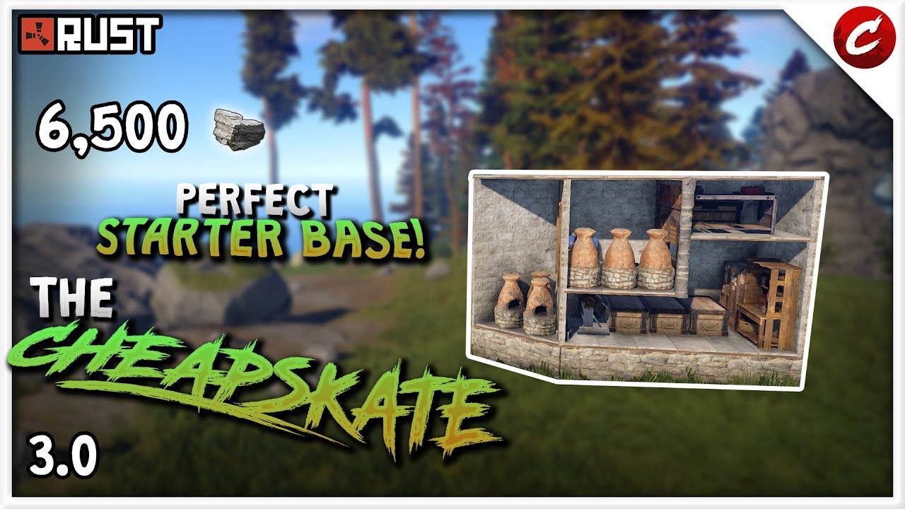 The PERFECT Starter Base | DIRT CHEAP! | RUST 3.0 | The CHEAPSKATE ...
