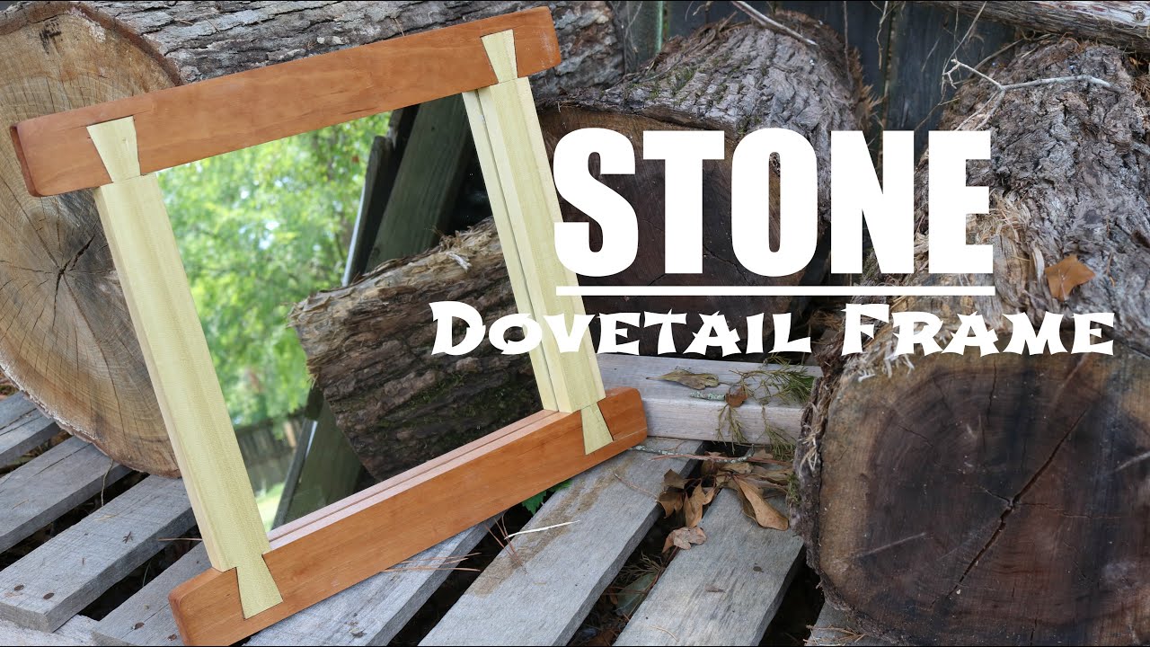 Dovetail Frame - Hand Cut Dovetails - YouTube