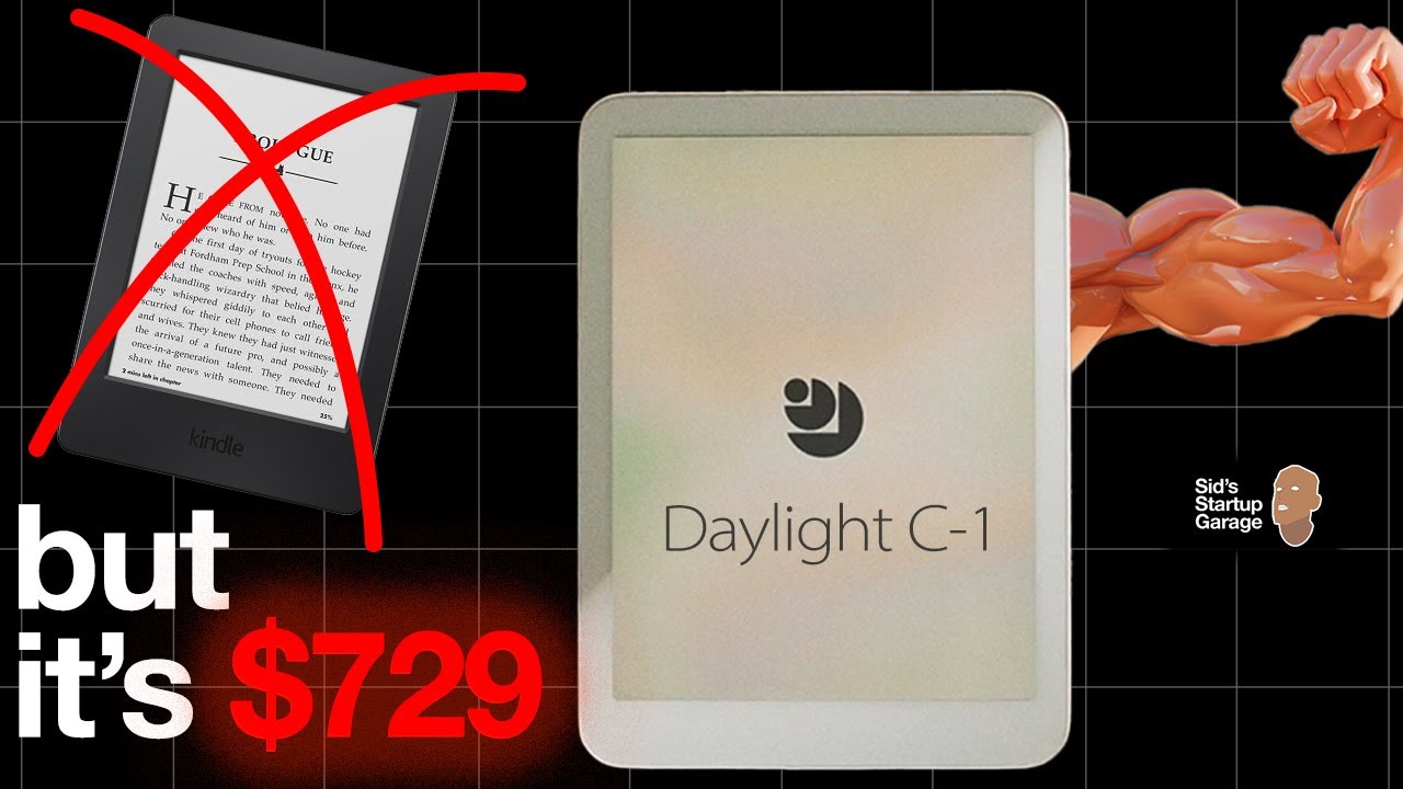 "Kindle on Steroids" - The Daylight Tablet is NEAT... - YouTube