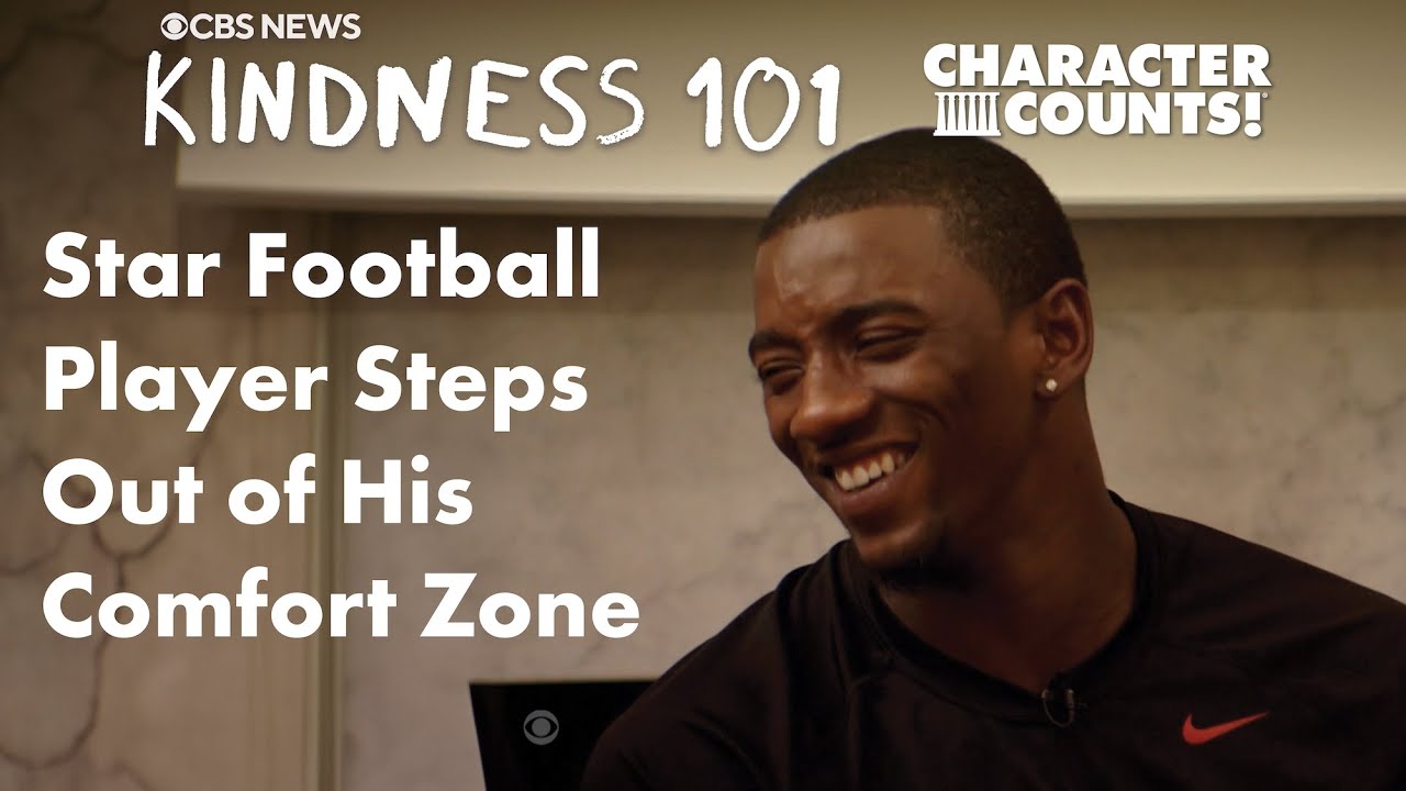 Grit - Star football player steps out of his comfort zone - YouTube