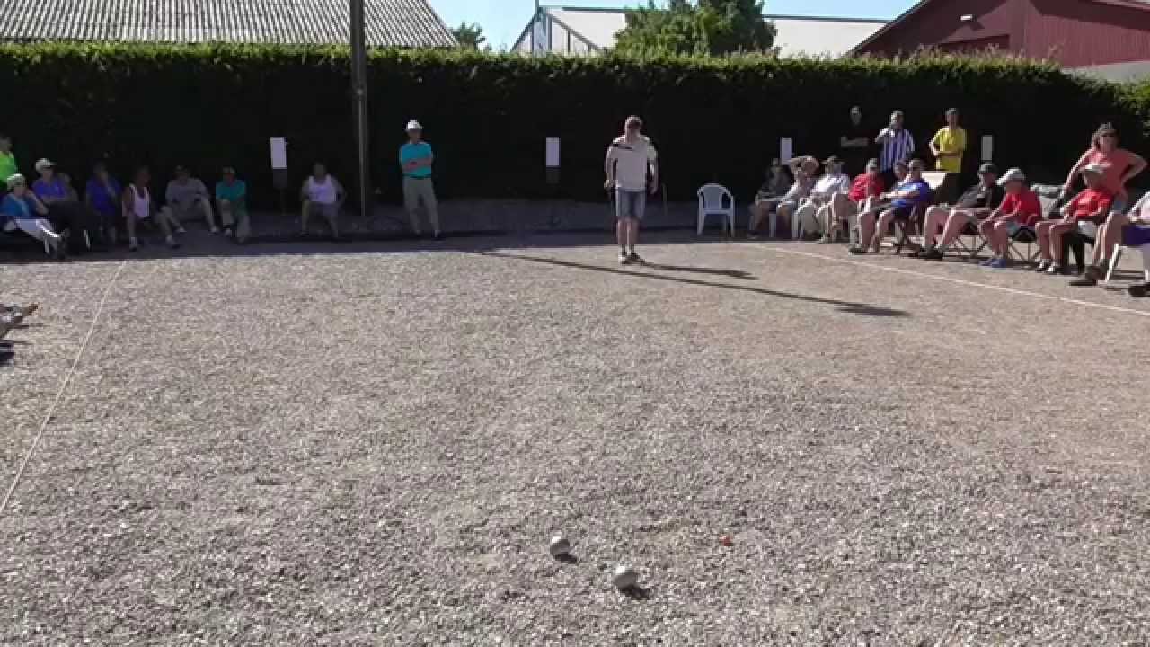 Petanque DM2015 Single Åben Række Finale Samlet - YouTube