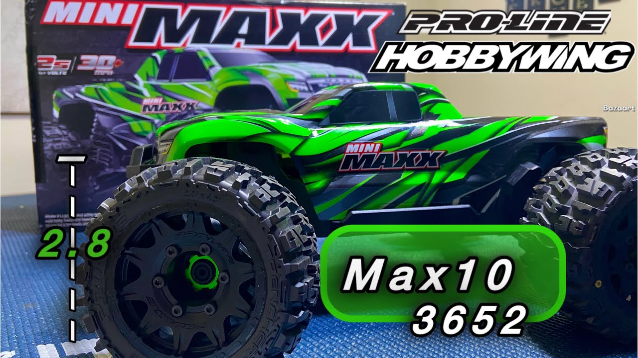 NEW Mini Maxx Max10 upgrade ( Wide Mini MAXX Monster). - YouTube