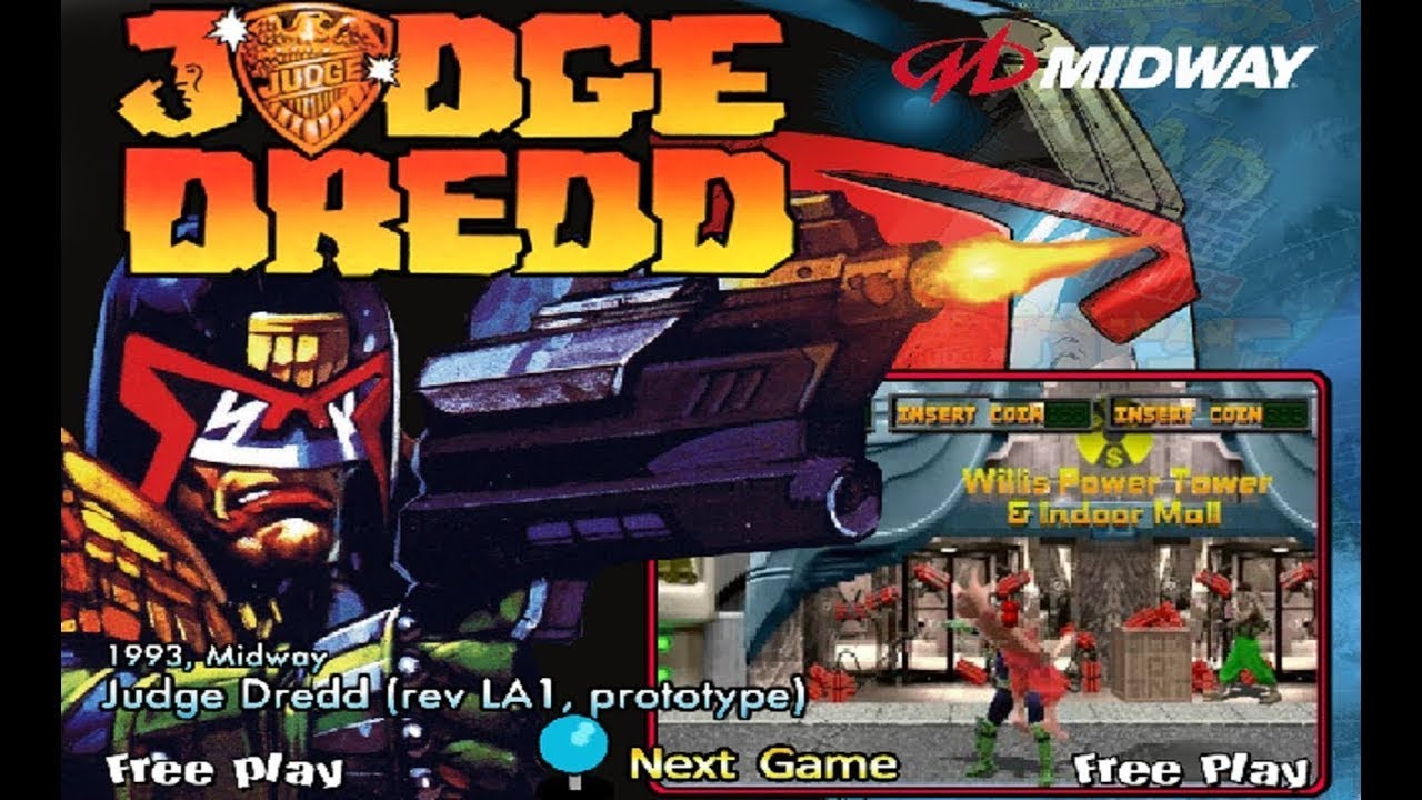 Judge Dredd Arcade Beat 'Em Up! MAME SuperCharged! Full Playthrough ...