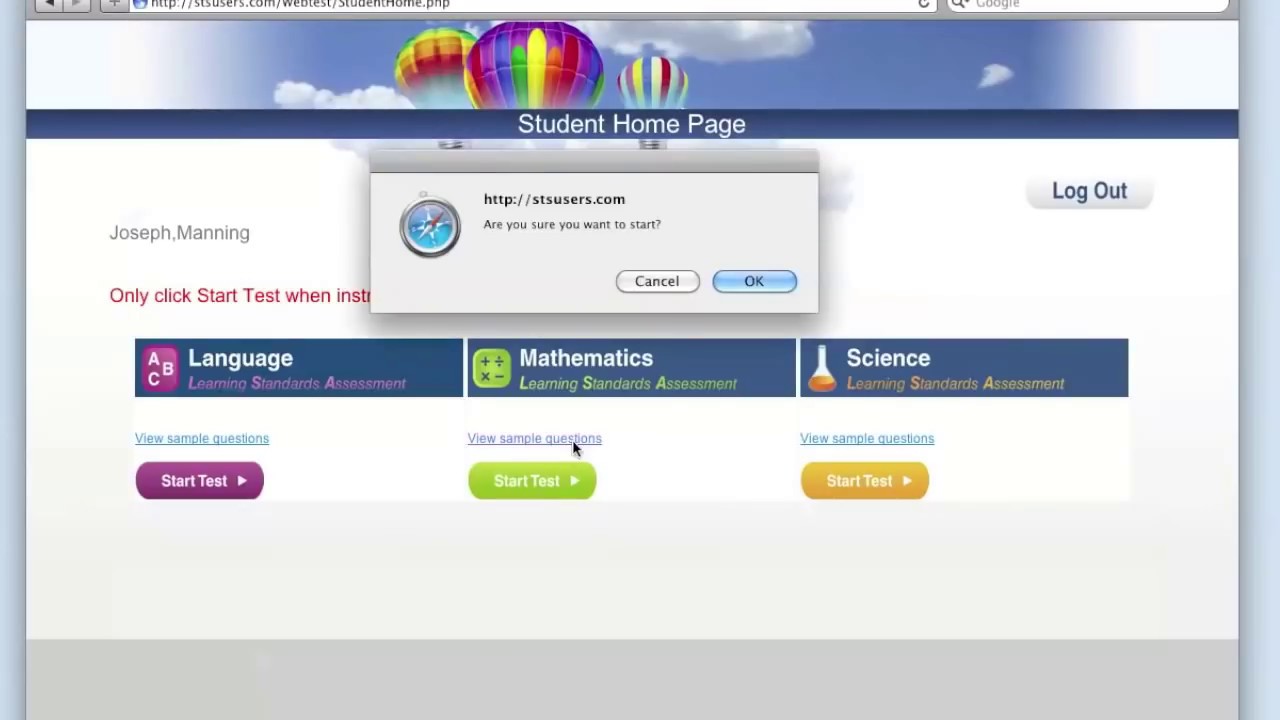 STS' Learning Standards Assessment (LSA) - YouTube