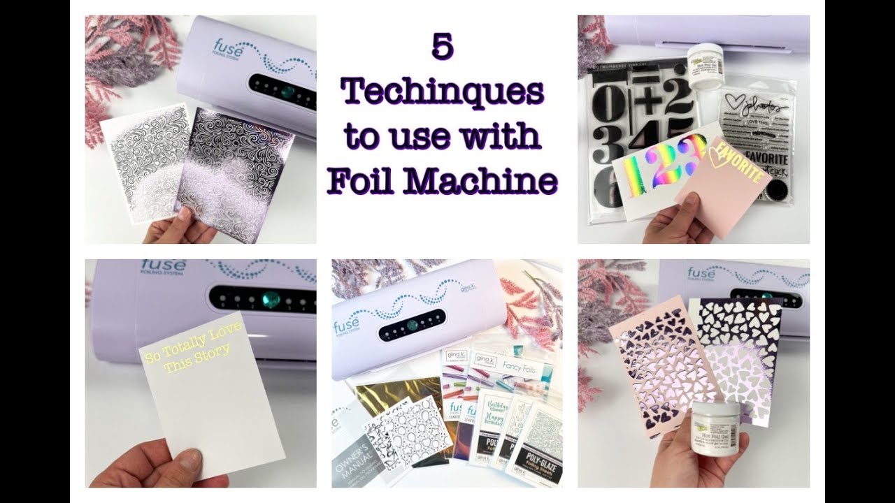 How to use your Fuse Foil Machine. - YouTube