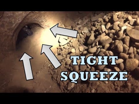 Tight Cave Squeeze - Claustrophobic Cave - YouTube