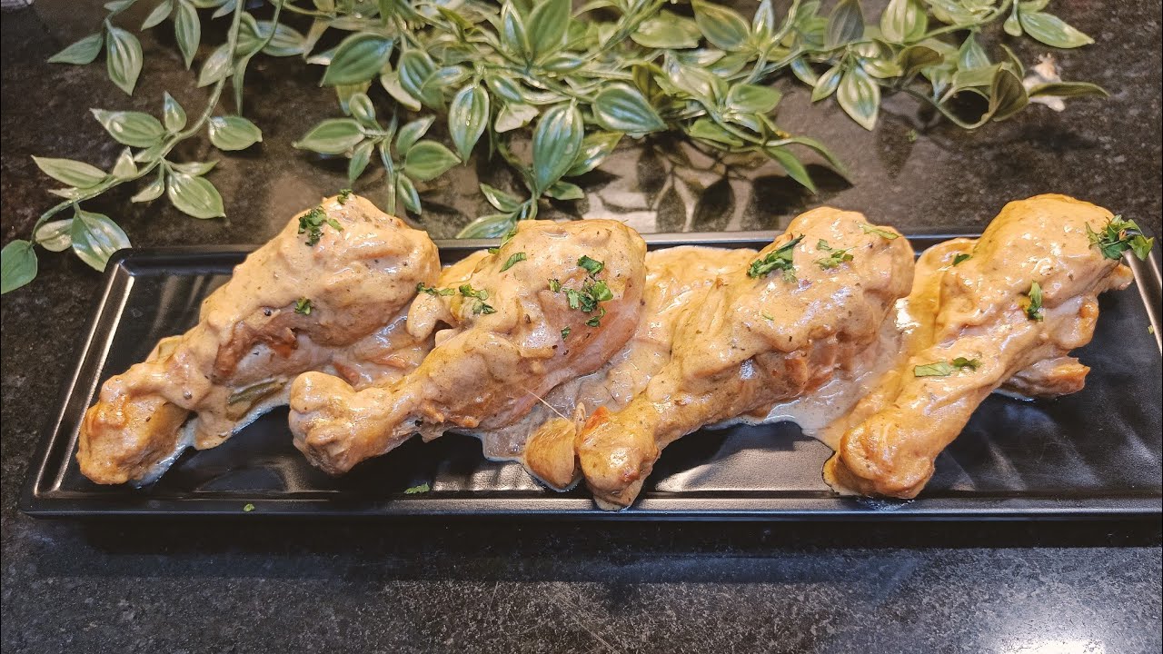 Chicken in white sauce 🍗 perfect for Holi (Unique recipe ...