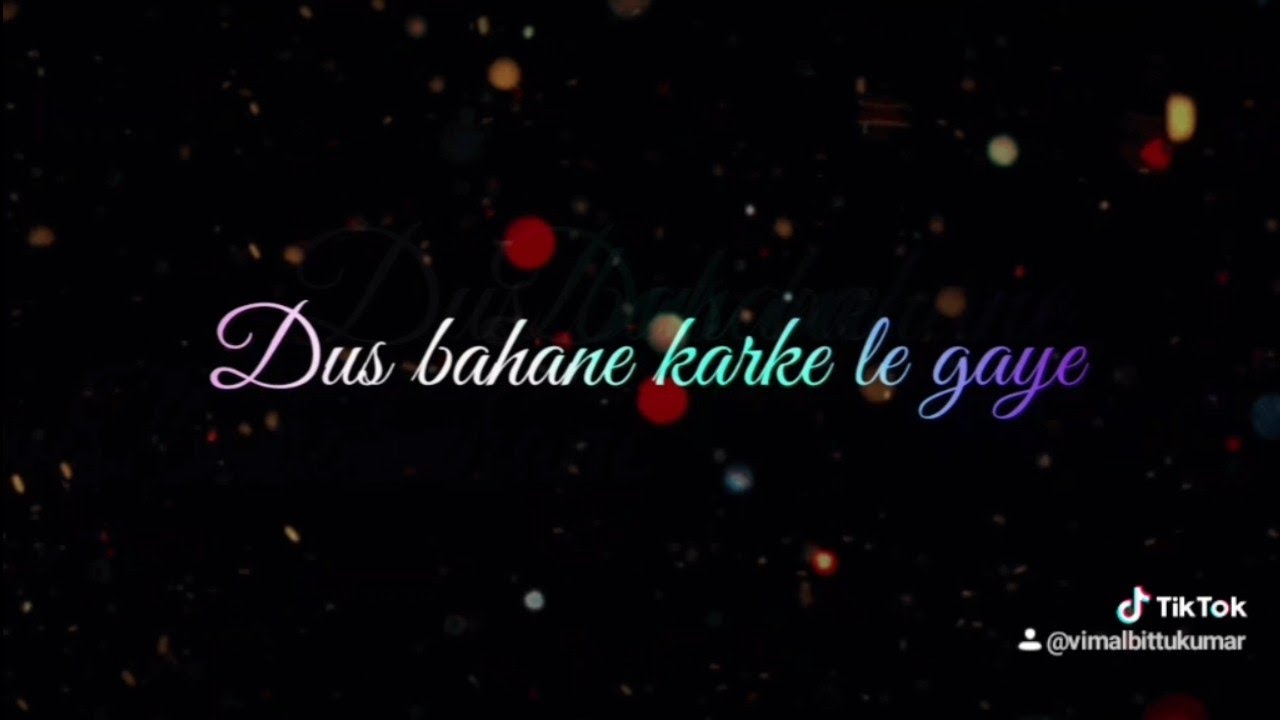 Das Bahane 2.0 song lyrics WhatsApp status video Baaghi 3 - YouTube