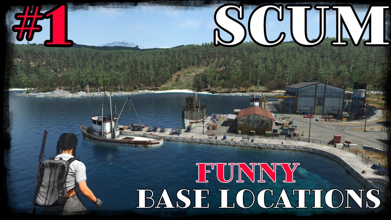 Scum 0.95 Funny base locations #1 Fish Factory - YouTube