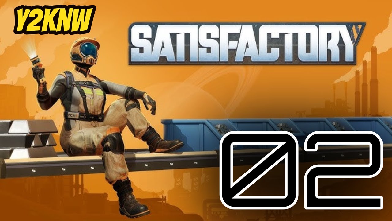 Satisfactory - 02 - The Inevitable Spaghetti Pile - YouTube