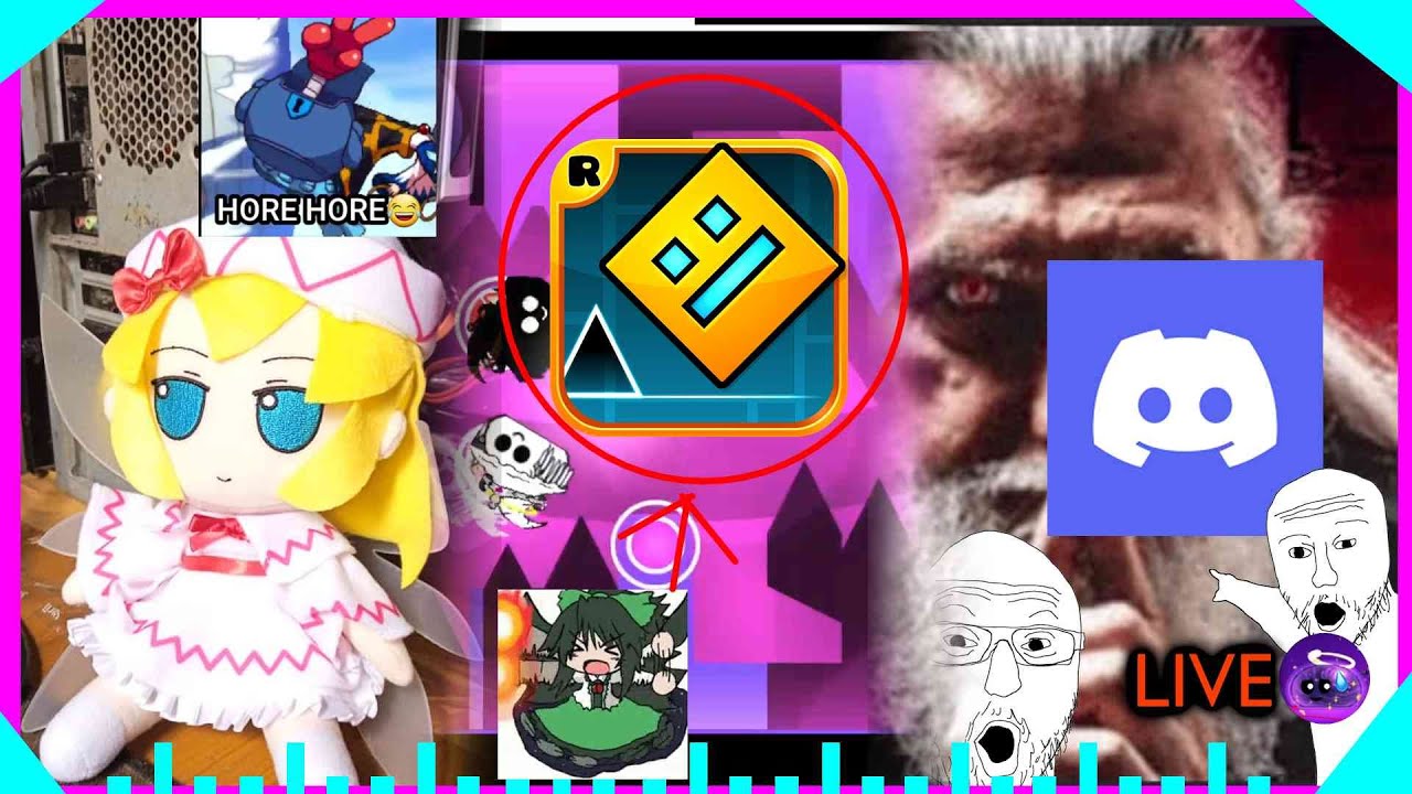 Aku Punya Fumo 🥰 Kita Main Geometry Dash Dan Review meme Discord (Kalau ...