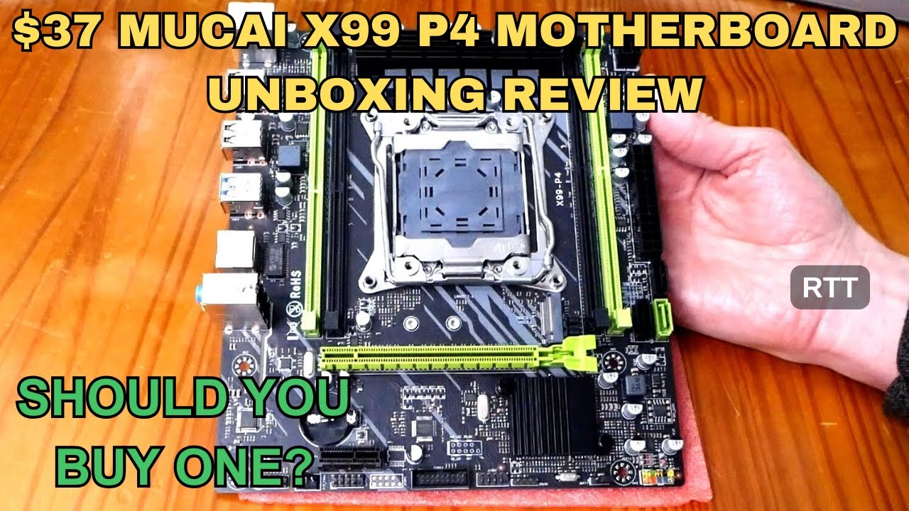 MUCAI X99 P4 LGA 2011-3 Motherboard Unboxing Review + Bios and Ram Tips! - YouTube