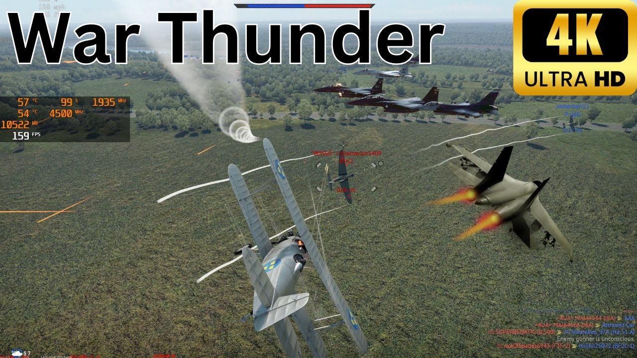 War Thunder in Glorious 4K - YouTube
